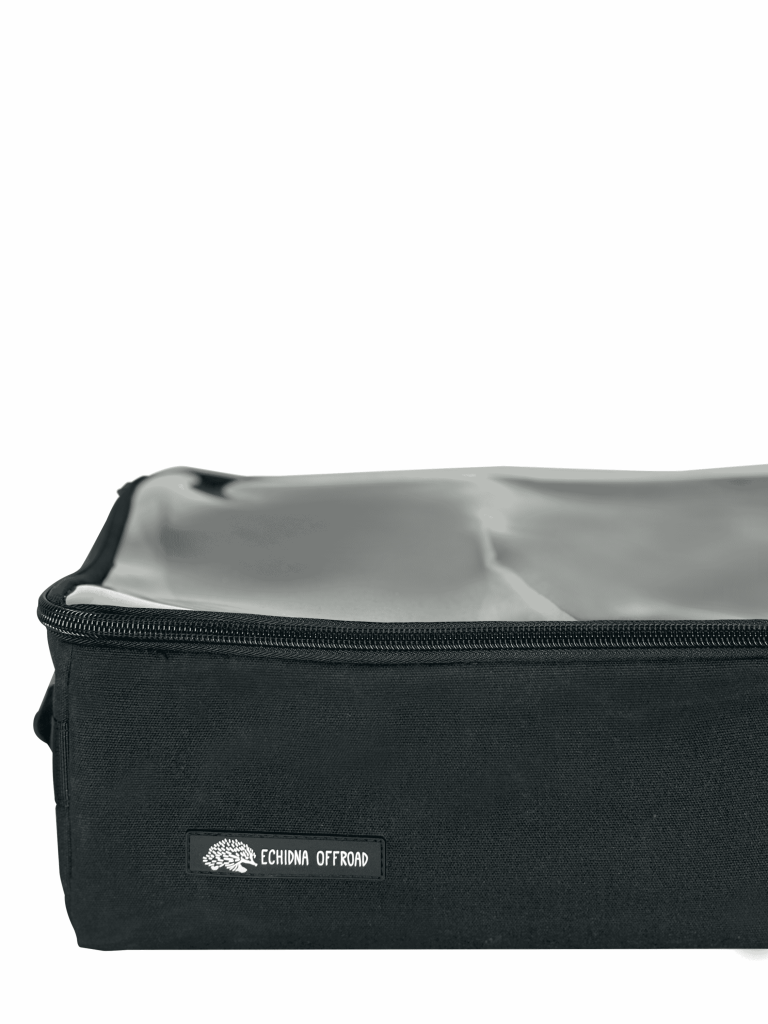 The Pouch XL Clear Top Canvas Bag - Echidna Offroad