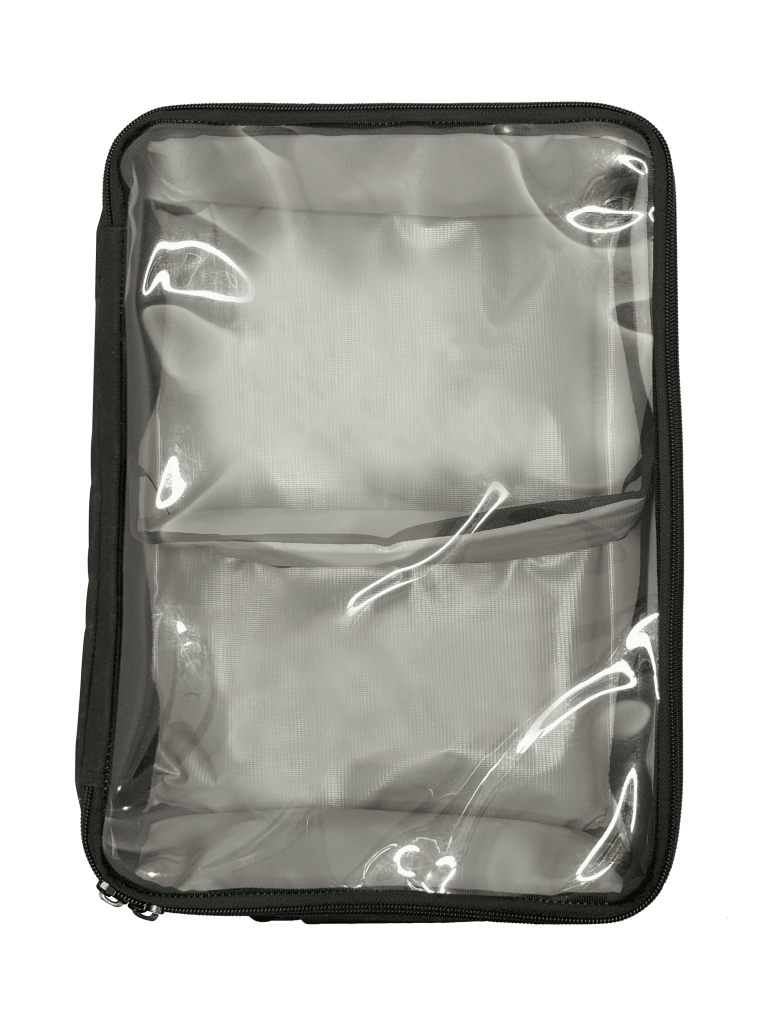 The Pouch XL Clear Top Canvas Bag - Echidna Offroad